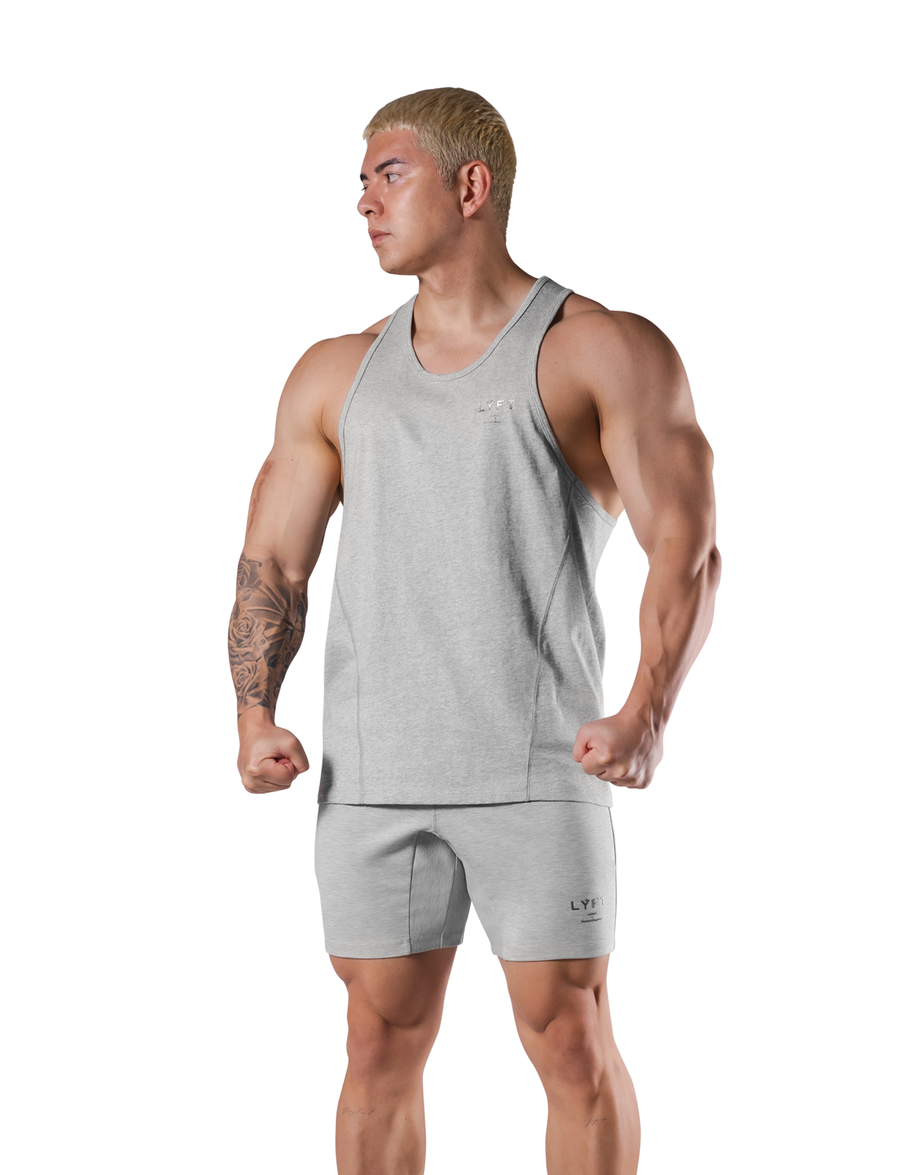 One Point Logo Training Tanktop - Grey – LÝFT
