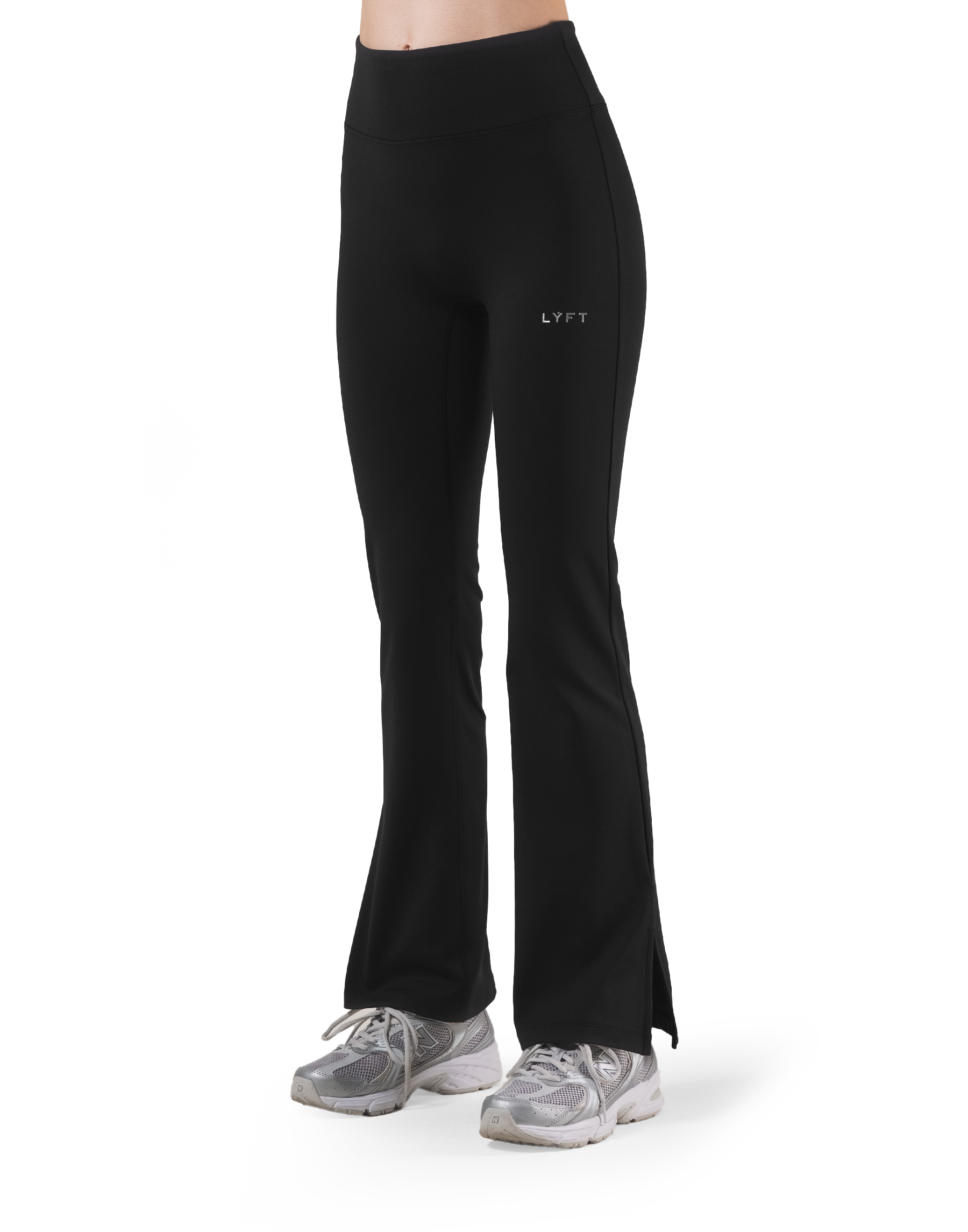 LYCRA® Brushed Inside Flare Leggings - Black – LÝFT