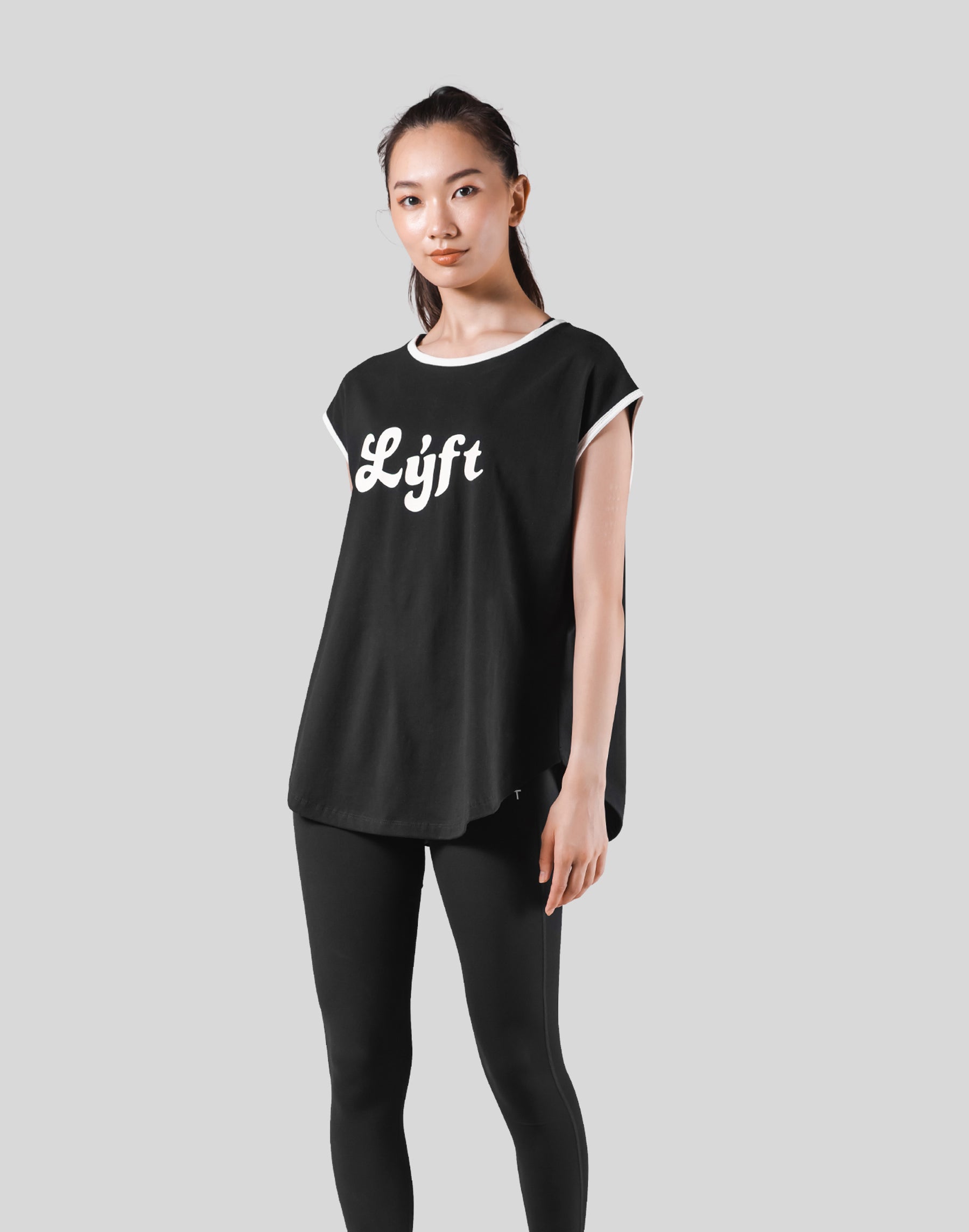 Old Logo Loose Fit Sleeve Less Shirt - Black – LÝFT