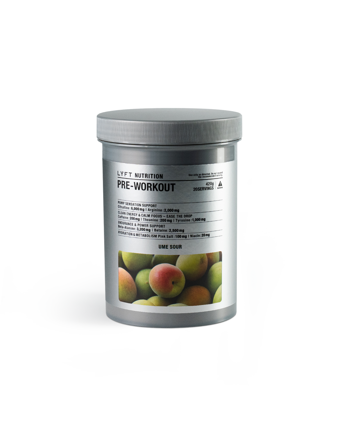 【公式】LÝFT Nutrition｜PREWORKOUT ウメサワー味