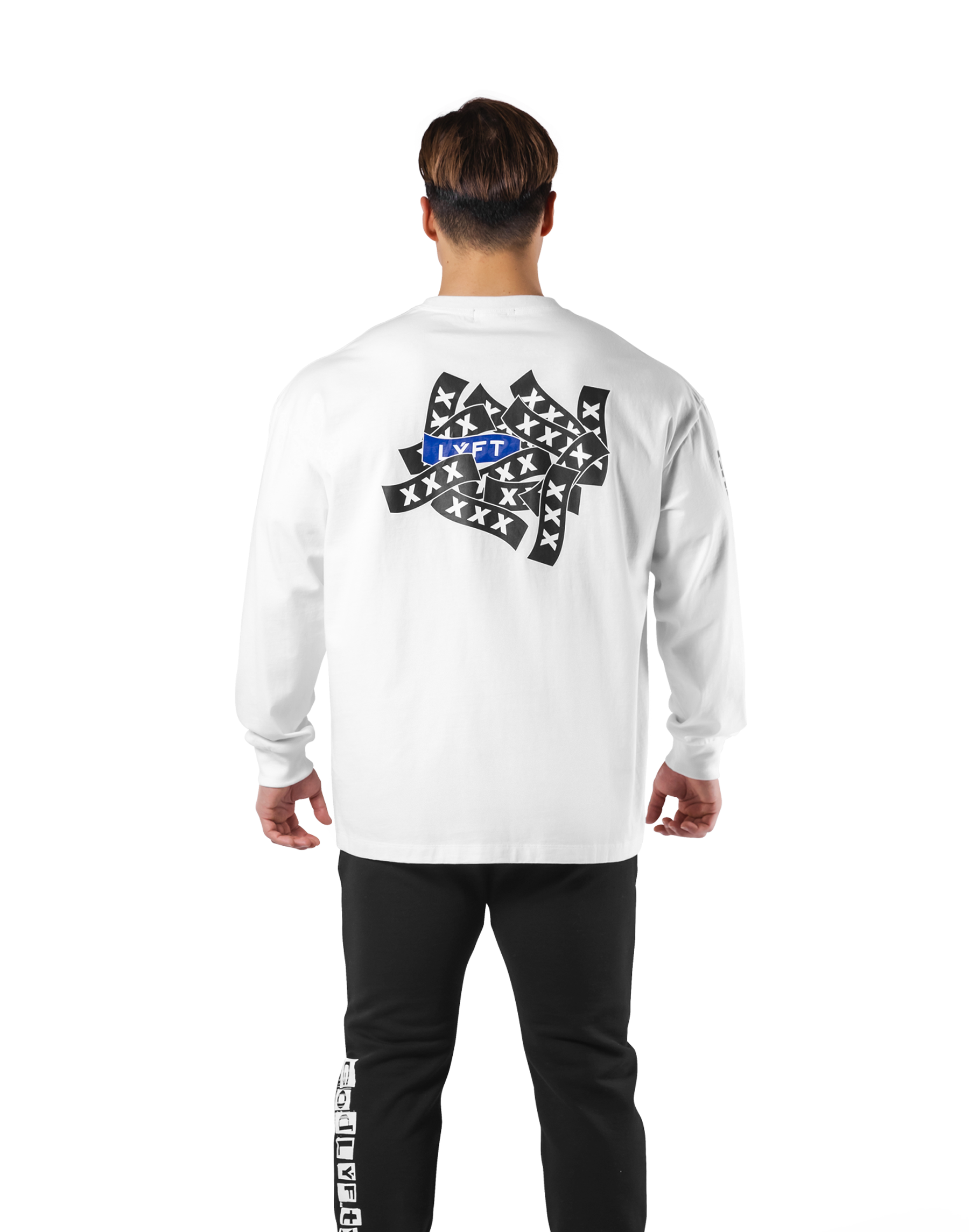 LÝFT × XXX Limited Big Long T-Shirts - White