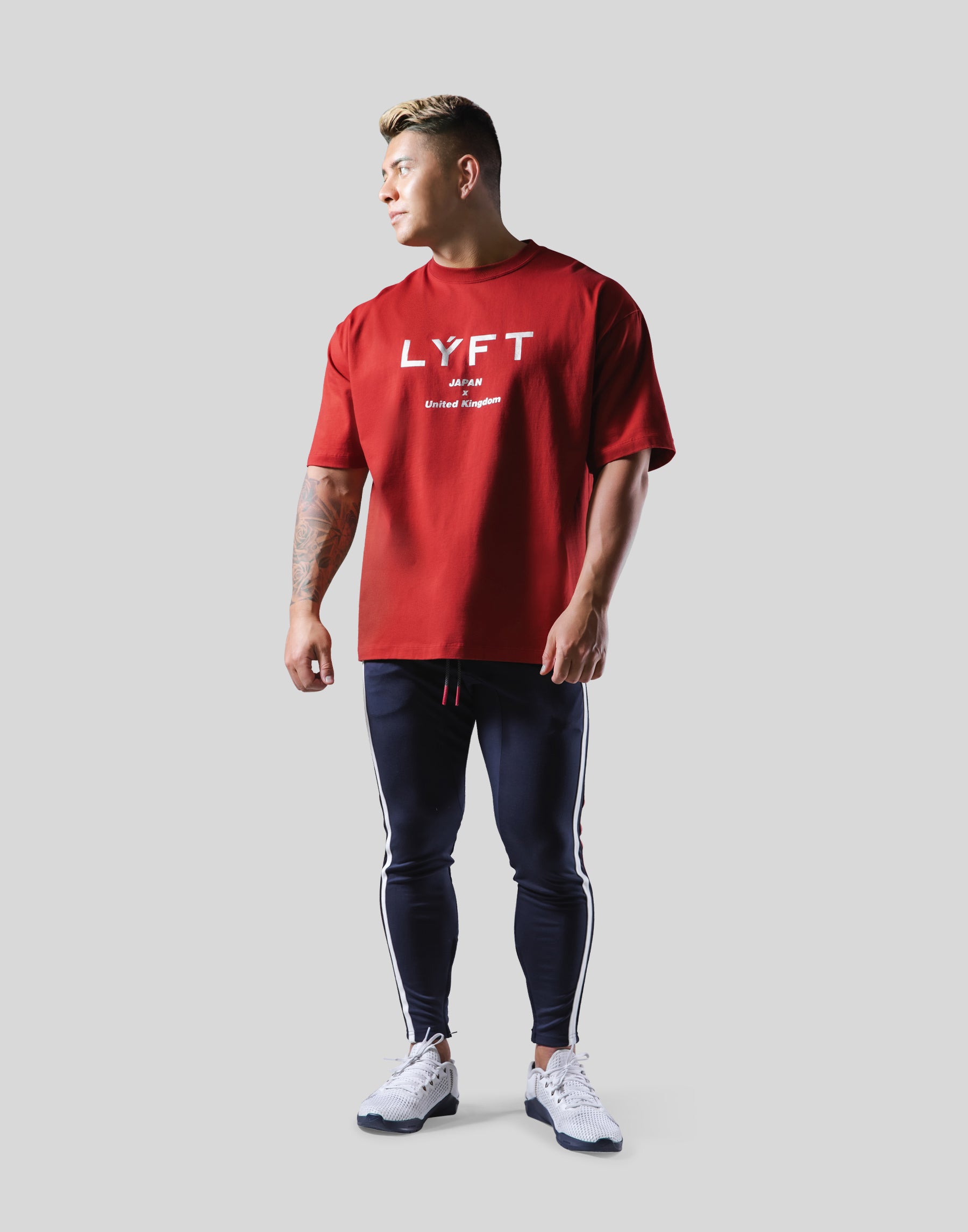 LÝFT Logo Big T-Shirt - Red