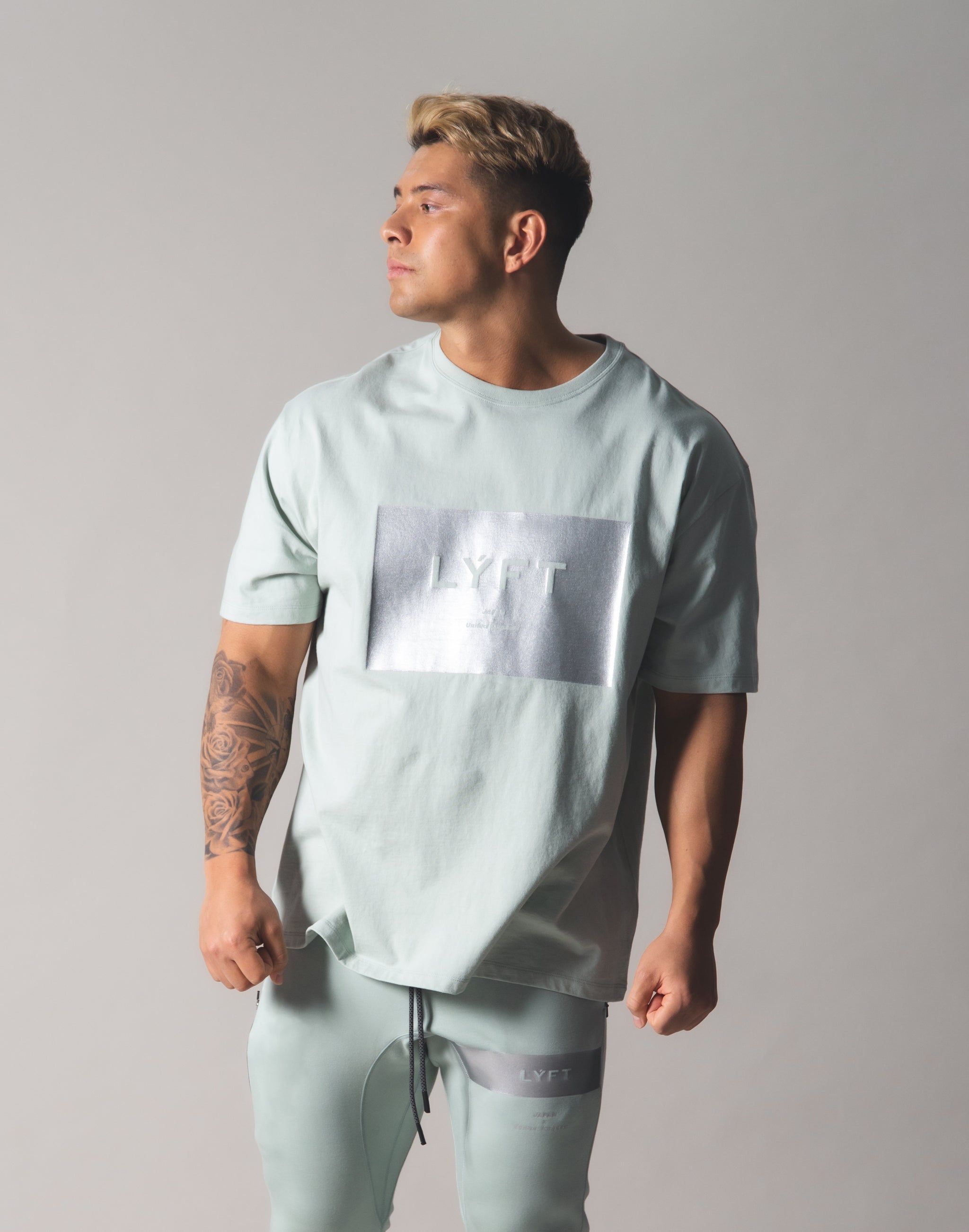 LYFT Box Logo Big T-Shirt - Mint – LÝFT