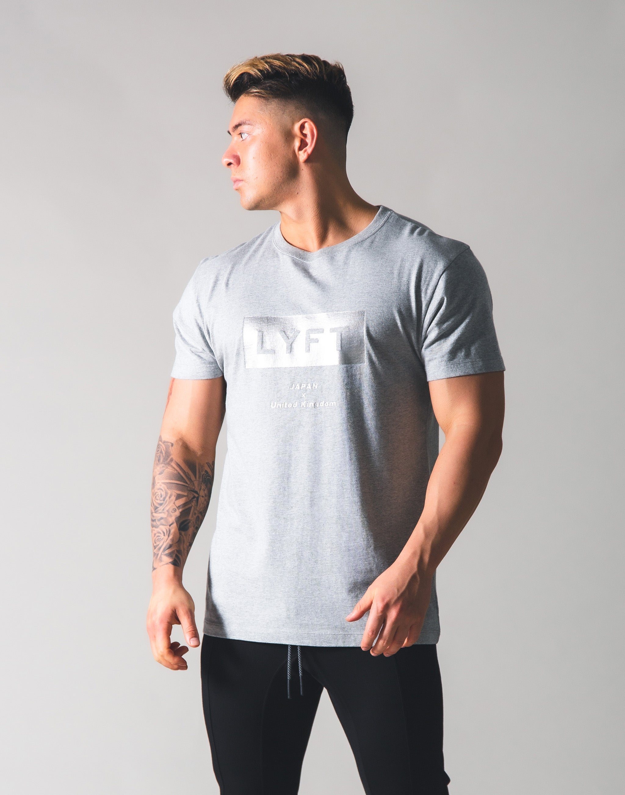 LYFT box Logo T-shirt - Grey – LÝFT